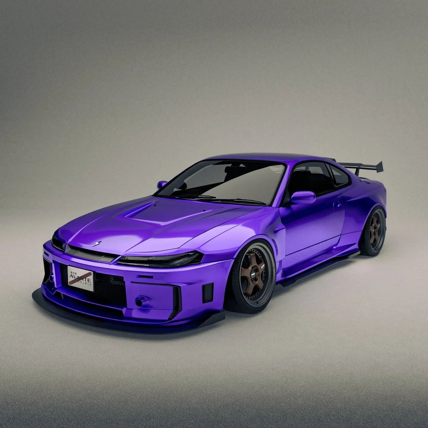 S15 Nissan Silvia With Avante Molded Widebody Looks Like an R34 Skyline ...