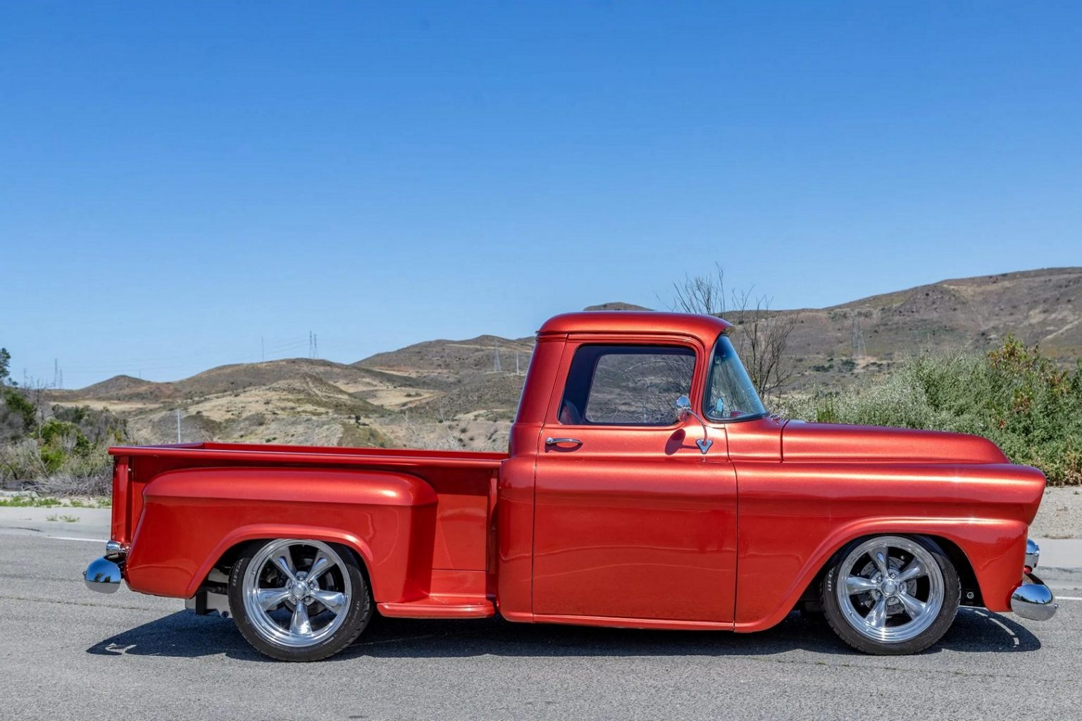 1958 Chevrolet Apache 3100 Restomod Looks Stunning in Red, Flexes 440 ...