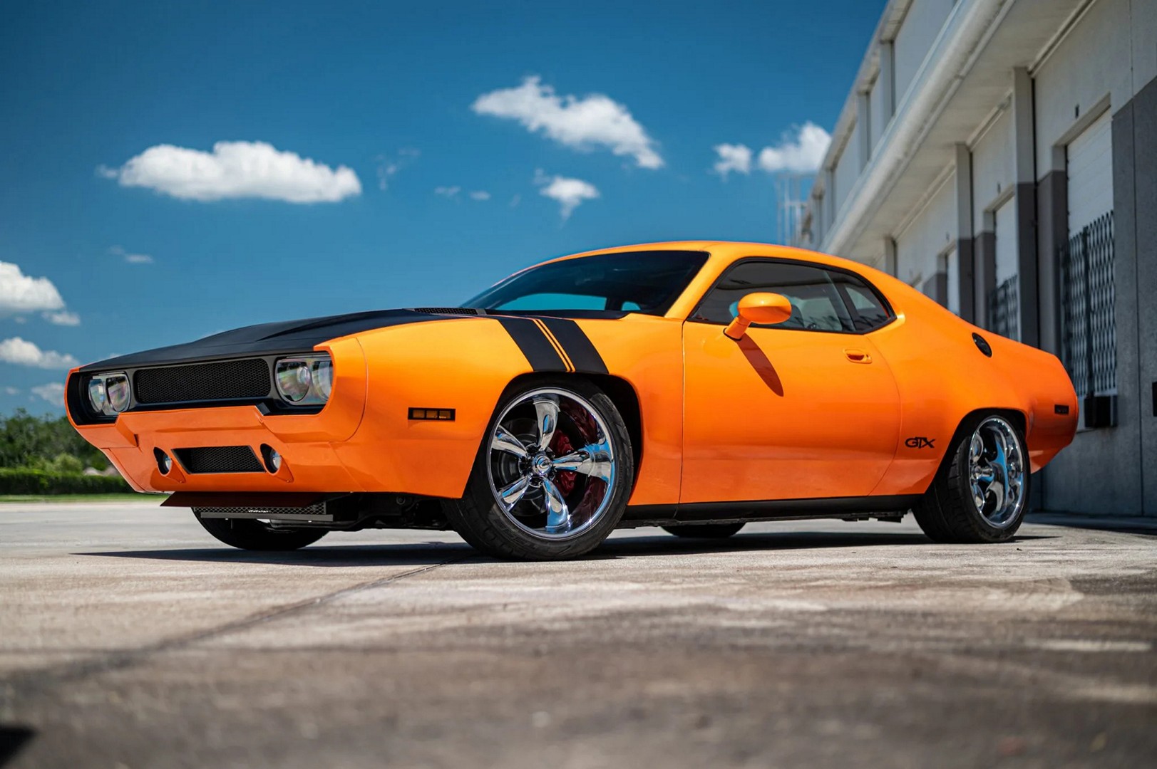 2010 Dodge Challenger Converted to a 1971 Plymouth GTX: Reverse Restomod