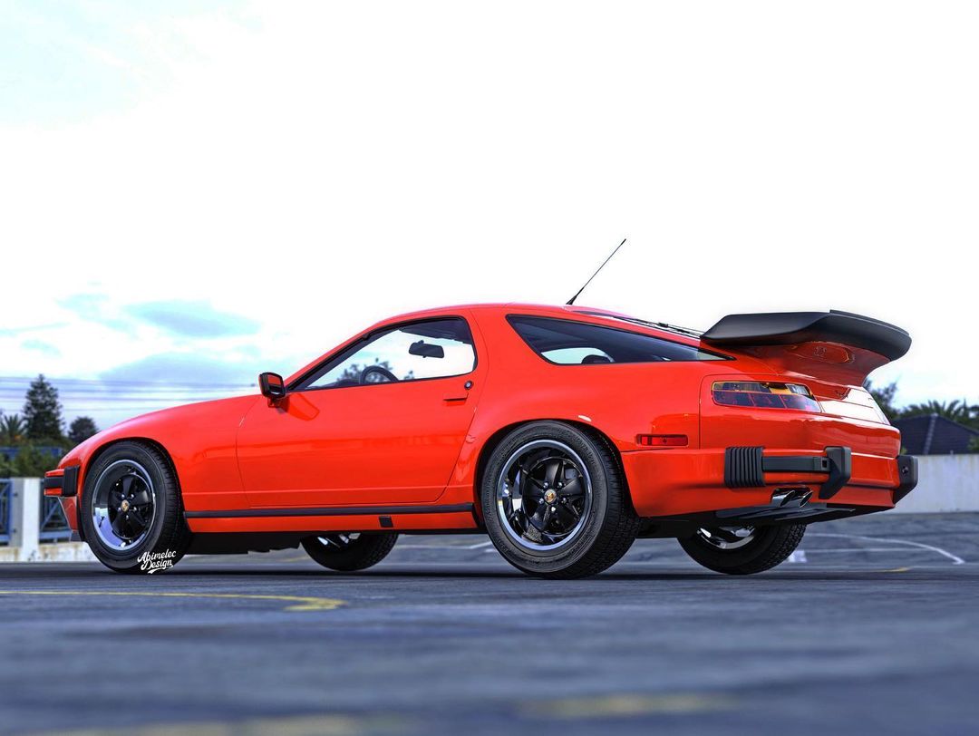 Porsche 928 Turbo Takes the 911's Job, Steals Its Whale Tale Spoiler in ...