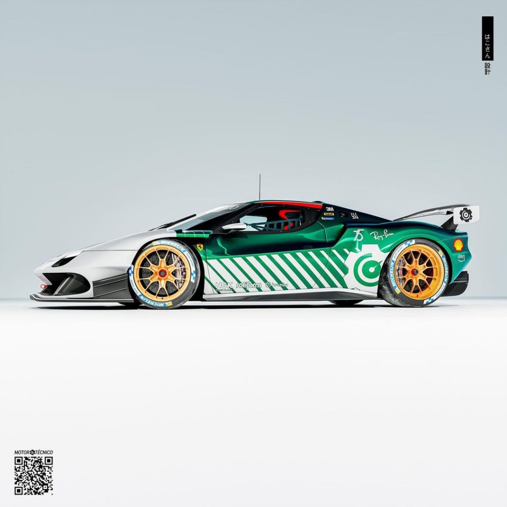Ferrari 296 GTX Rally Car Digitally Unlocks Full V6 Potential with AWD ...