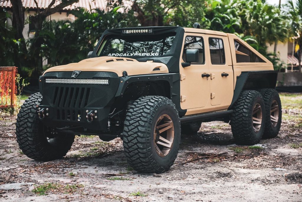 Jeep Gladiator 6x6 "Apocalypse HellFire" Has Oculus Tron Bumper and ...