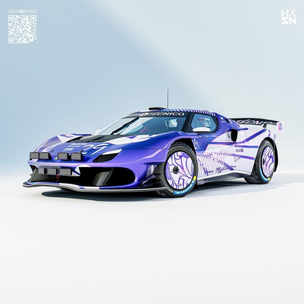 Ferrari 296 GTX Rally Car Digitally Unlocks Full V6 Potential with AWD ...