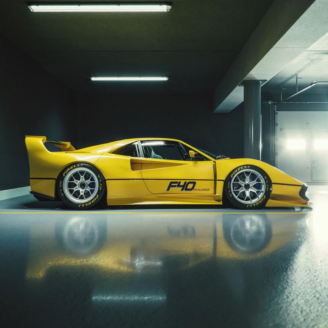 Ferrari F40 Challenge Restomods an Icon With Zero Boundaries in Kyza CGI