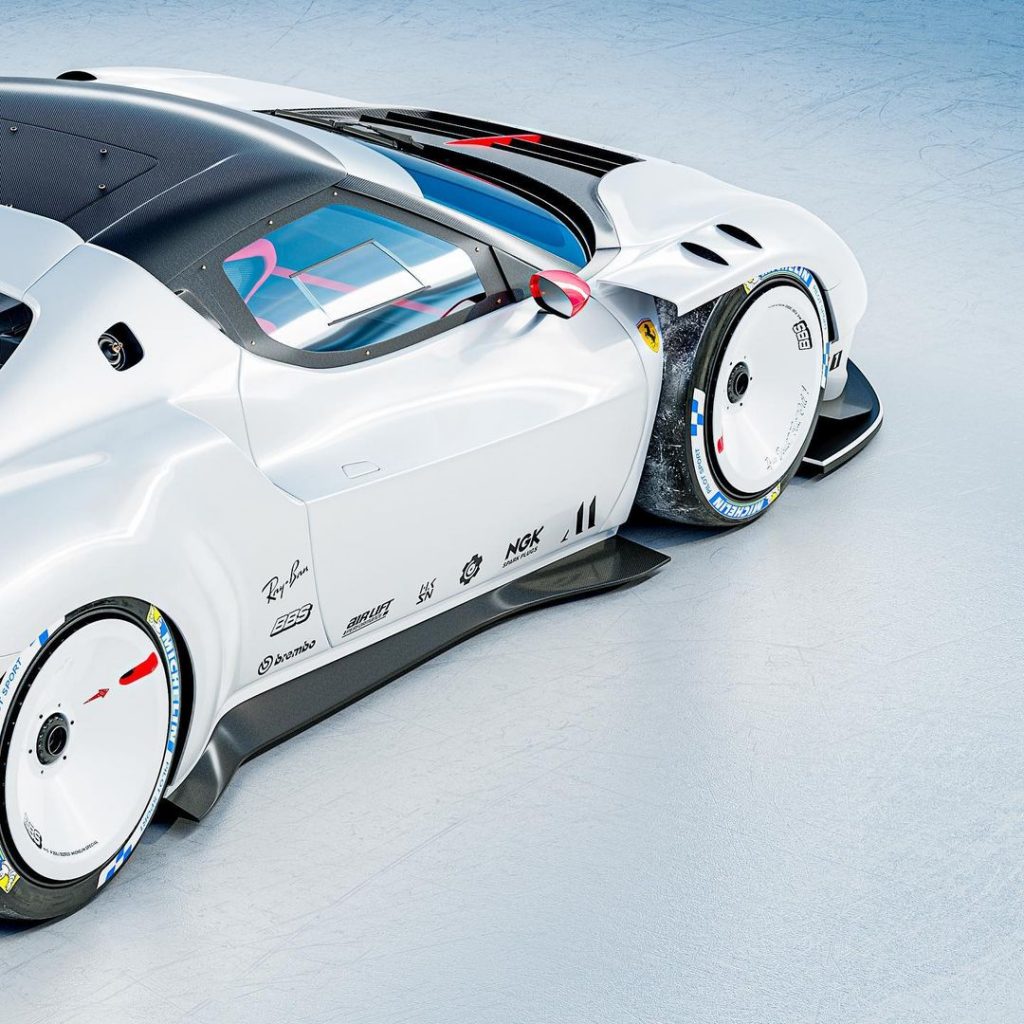 Ferrari 296 GTX Rally Car Digitally Unlocks Full V6 Potential with AWD ...