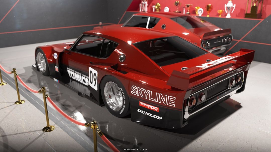 Daytona Wing On A 1973 Nissan Gtr