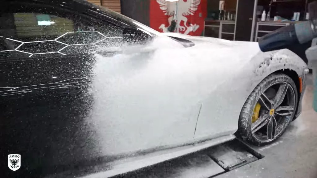 New Ferrari Roma in British Racing Green Gets First Wash After Six ...