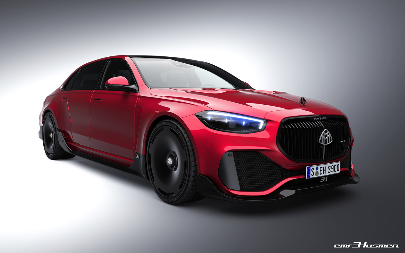 Maybach-AMG S900 Rendering Is a Widebody S-Class Luxury Hammer On 24 ...