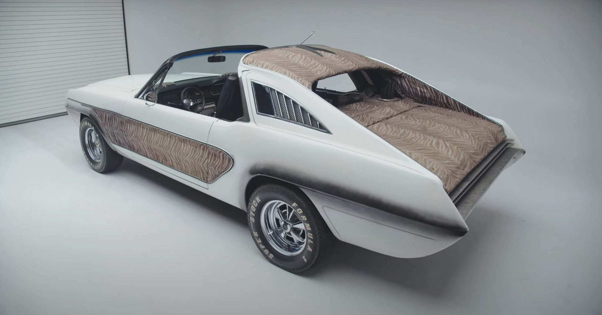 1965 Zebra Mustang Is George Barris' Invisible Targa Custom of Nancy ...