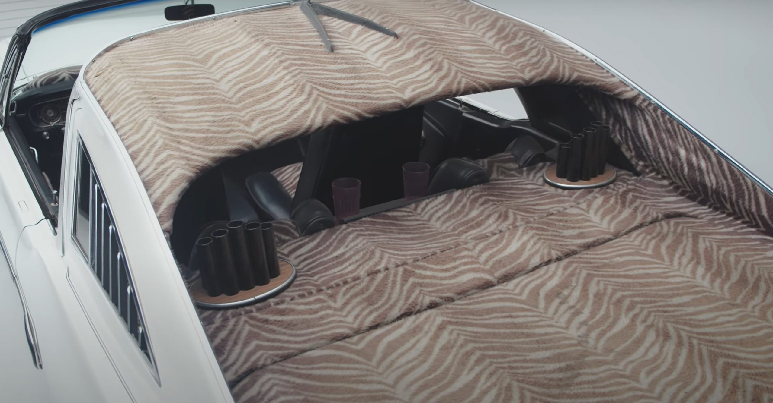 1965 Zebra Mustang Is George Barris' Invisible Targa Custom of Nancy ...