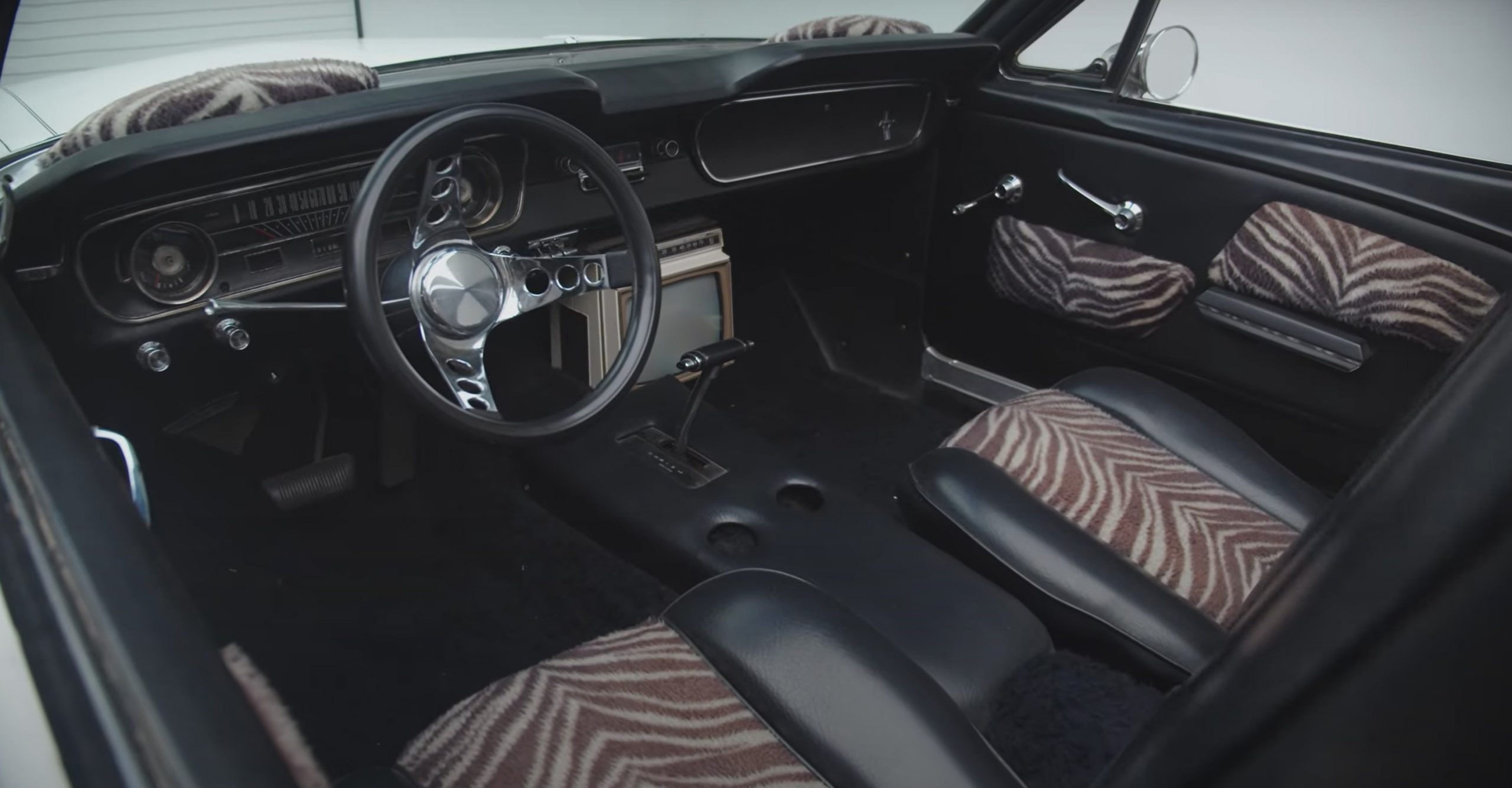 1965 Zebra Mustang Is George Barris' Invisible Targa Custom of Nancy ...