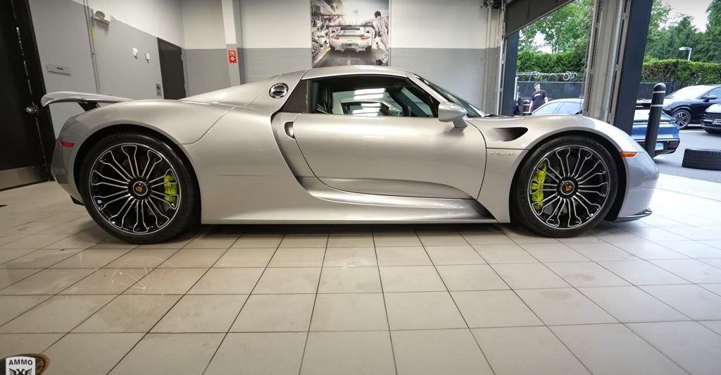 Porsche 918 Spyder Gets First Wash in 7 Years and the Paint Needs Help