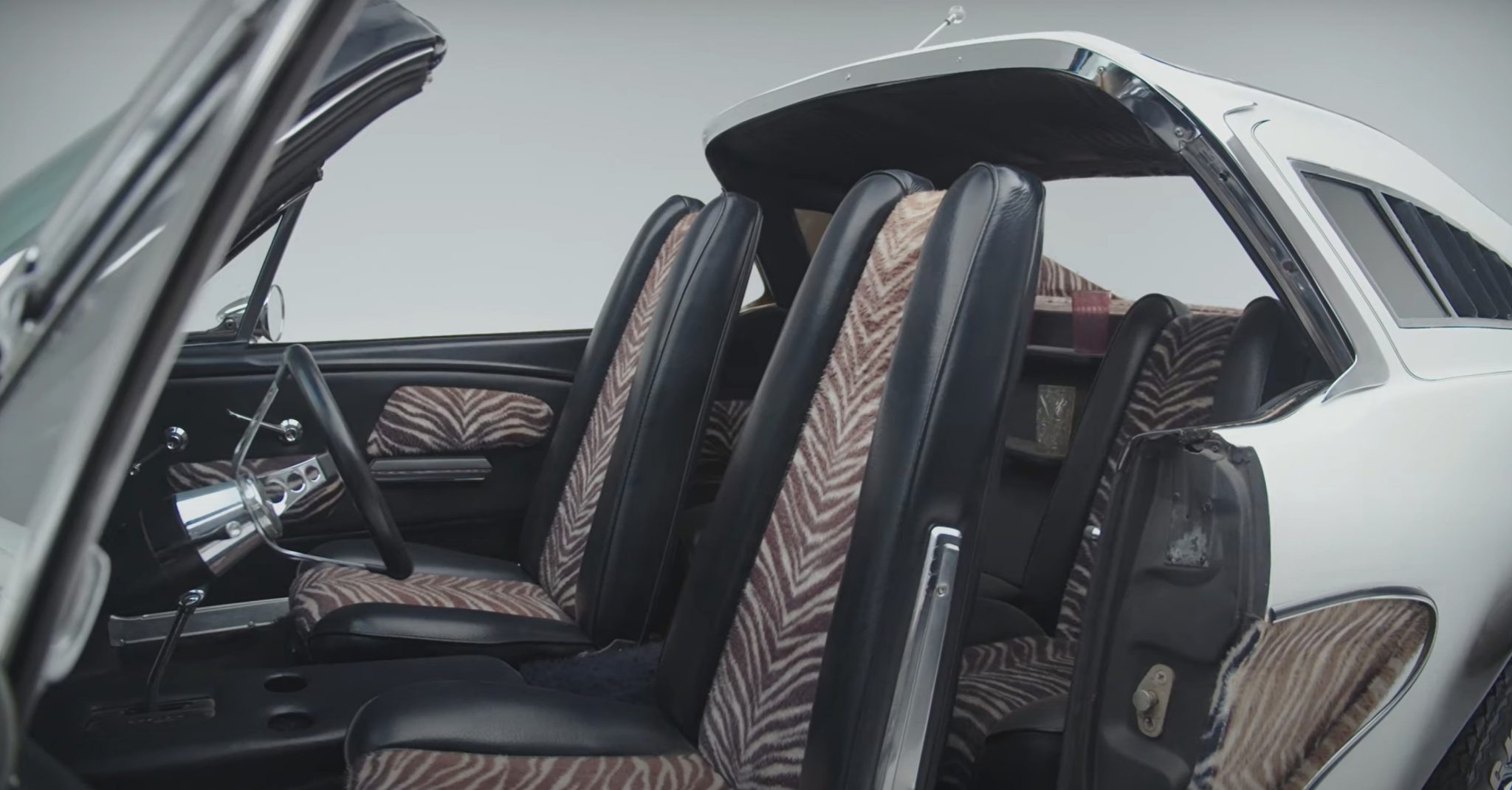 1965 Zebra Mustang Is George Barris' Invisible Targa Custom of Nancy ...