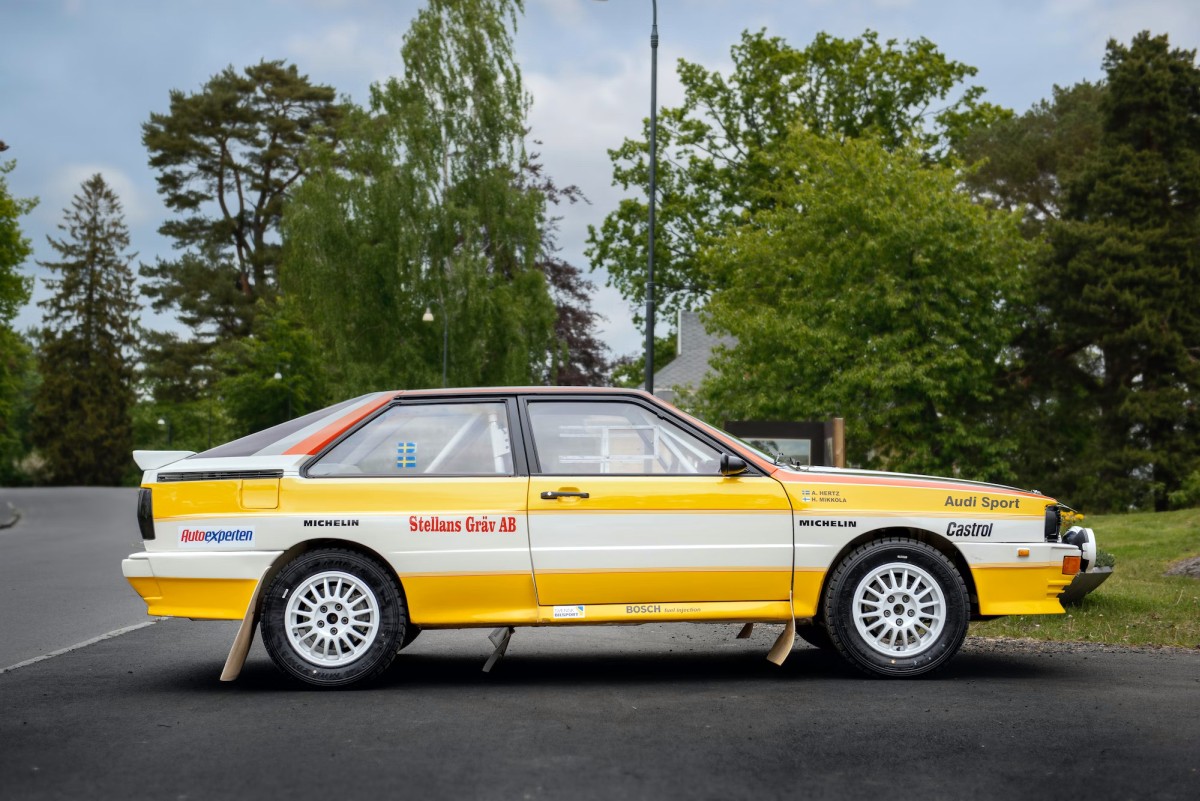 1981 Audi Quattro Rally Car Shows Up for Grabs, Ready to Race Again