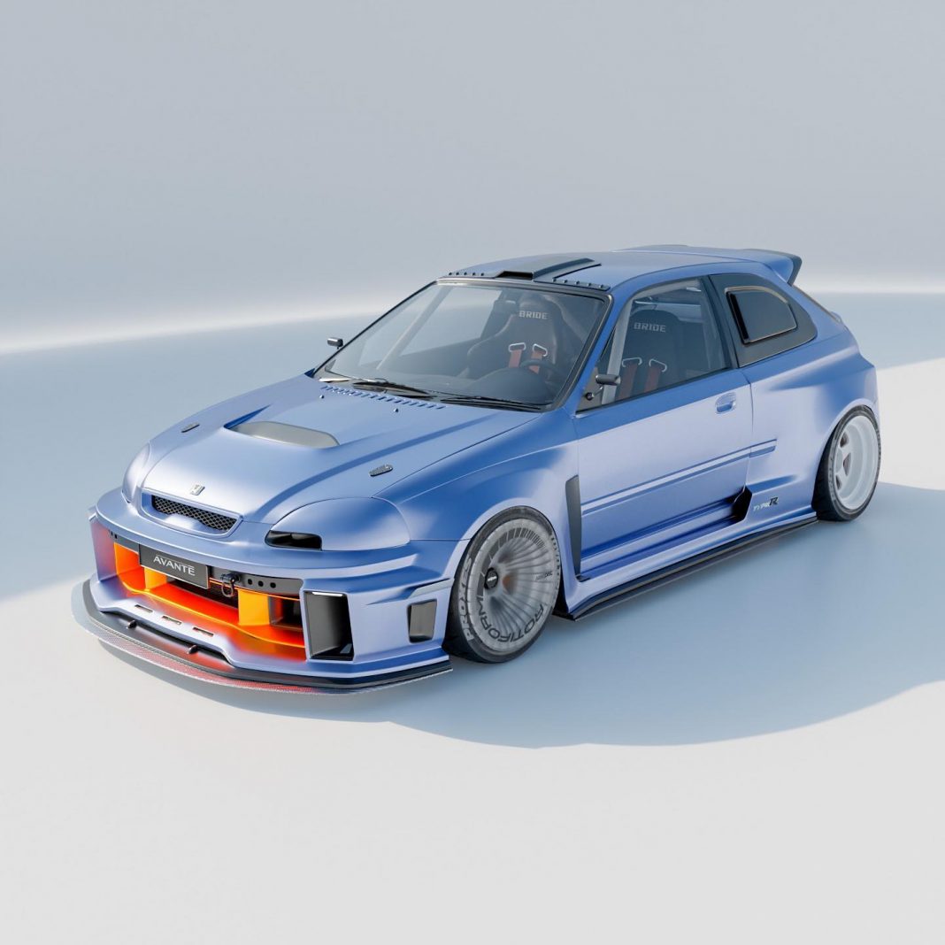 Honda Civic EK9 Widebody Kit by Avante Design Is Seriously Cool, Will ...