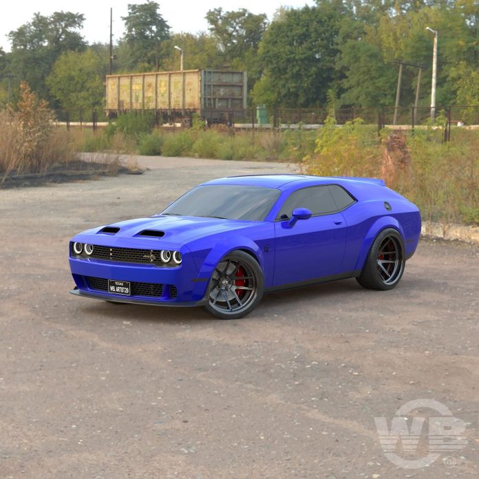 Dodge Challenger Shooting Brake Rendering Brings Engine Hoist to the ...