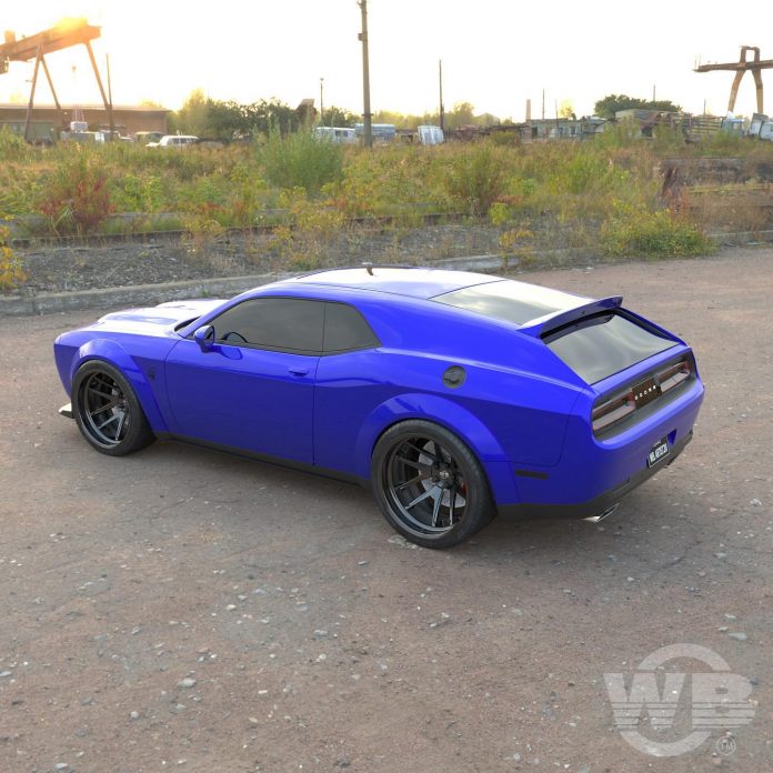 Dodge Challenger Shooting Brake Rendering Brings Engine Hoist to the ...