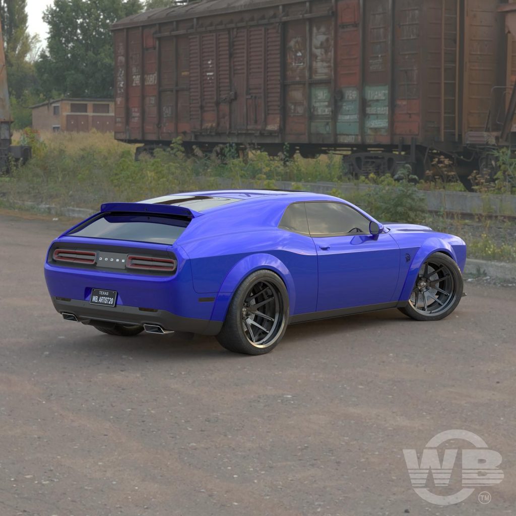 Dodge Challenger Shooting Brake Rendering Brings Engine Hoist to the ...