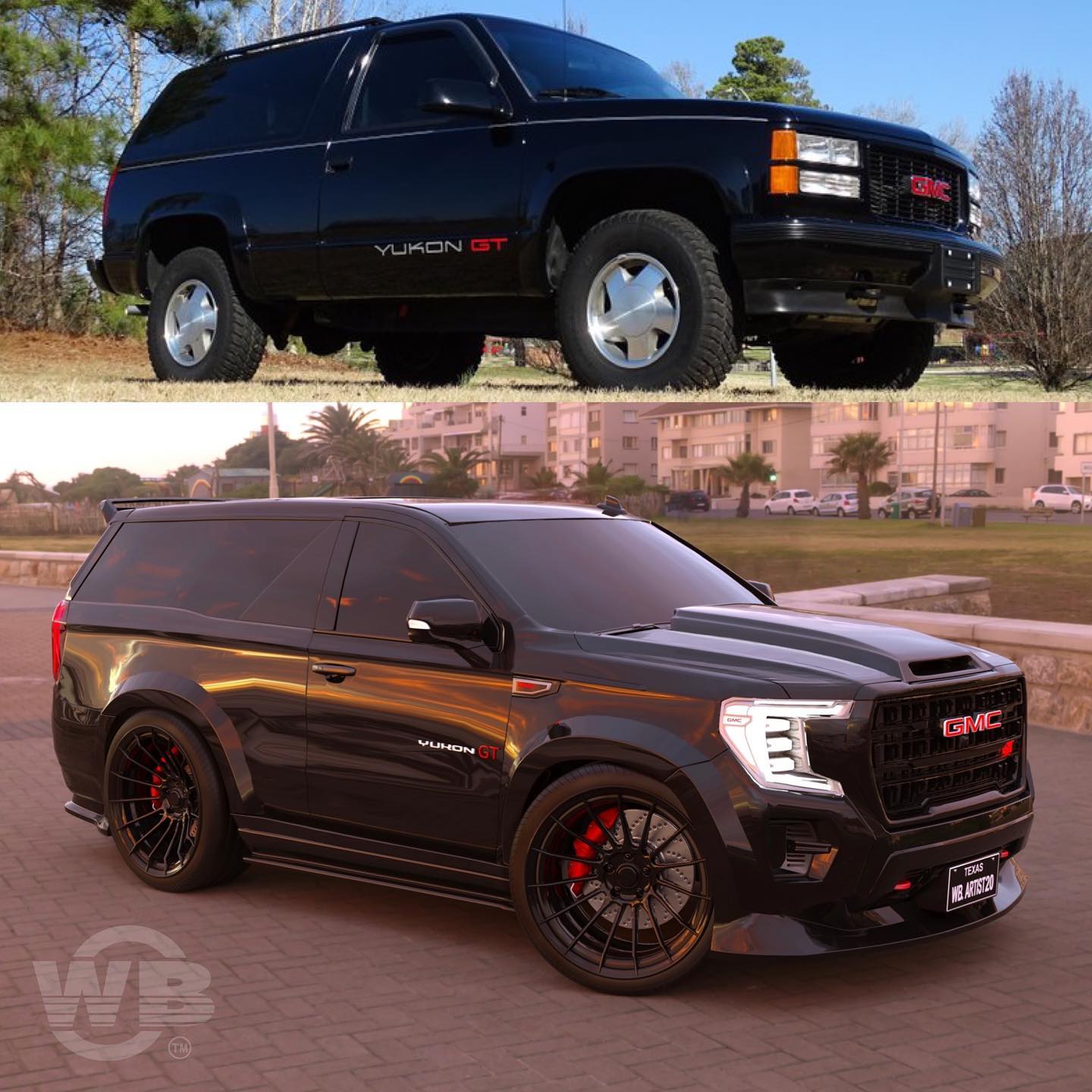 2-Door 2022 GMC Yukon GT Dreams of Escalade-V Power Under Its Cowl Hood