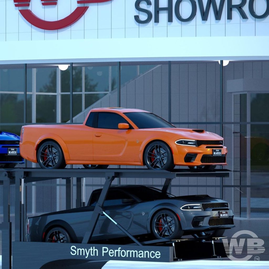 Dodge Charger Widebody Pickup Truck Conversion Is Smyth Performance's ...