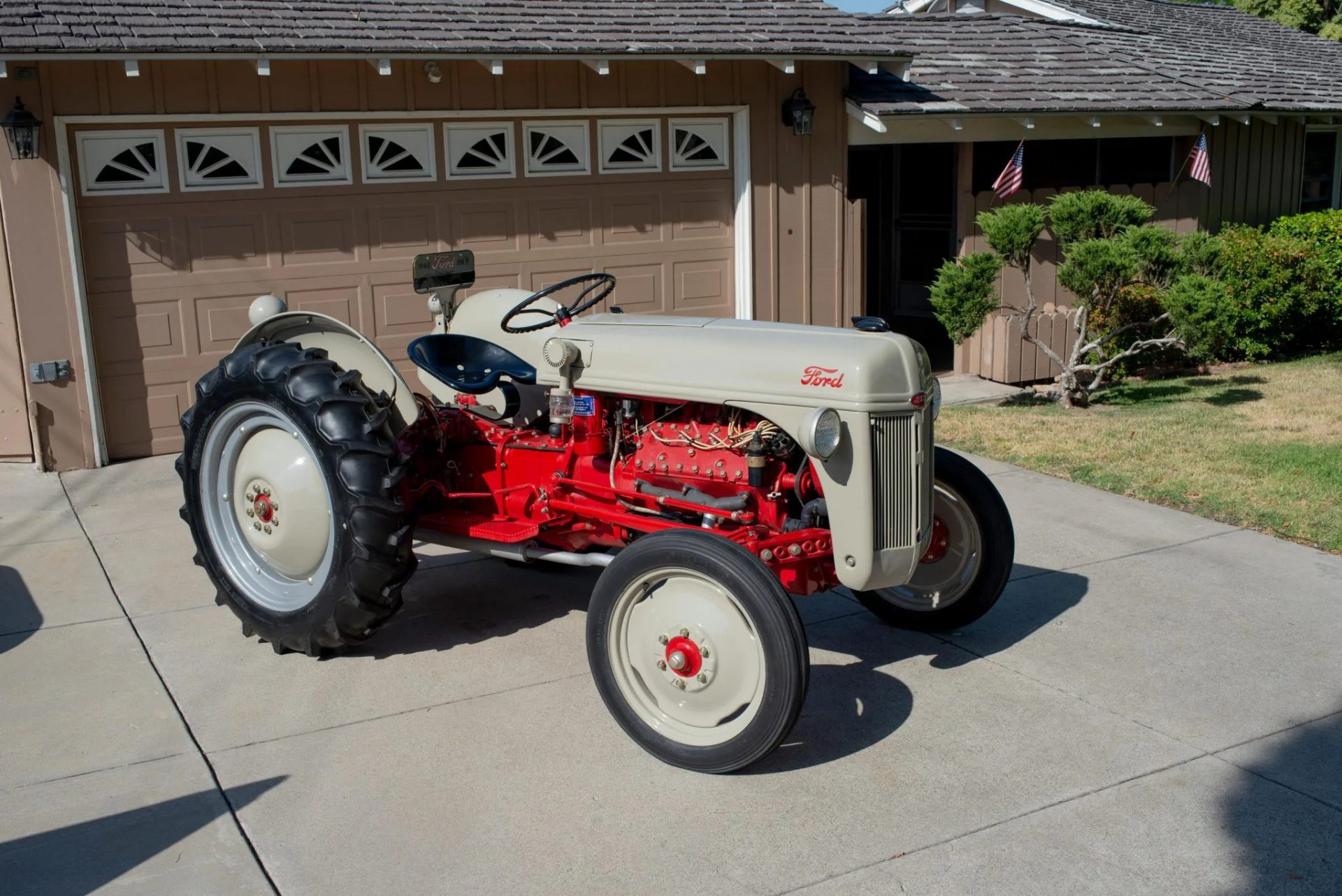 1948 Ford 8N Tractor With Flathead V8 Swap Is a Hot Rod for the Farm