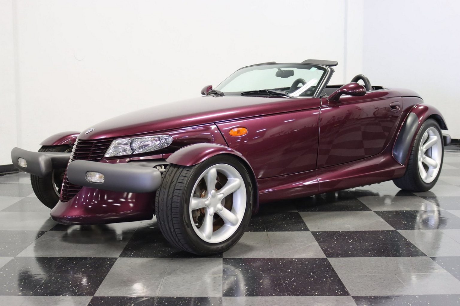 How Much Does a Purple 1999 Plymouth Prowler With a Matching Trailer Cost?