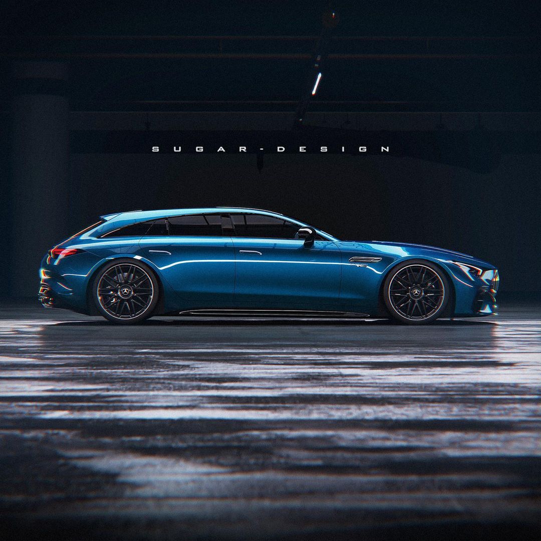 Mercedes-AMG SL 63 Shooting Brake Unofficially Shows Planted Super ...