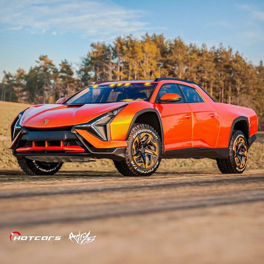 Rambo Lambo 2.0 Is the CGI Lamborghini Pickup That Looks Australian-Made