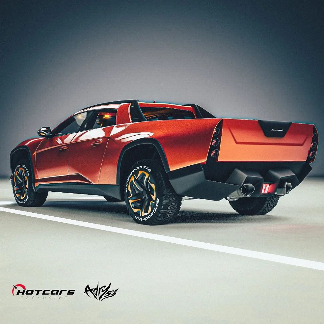 Rambo Lambo 2.0 Is the CGI Lamborghini Pickup That Looks Australian-Made
