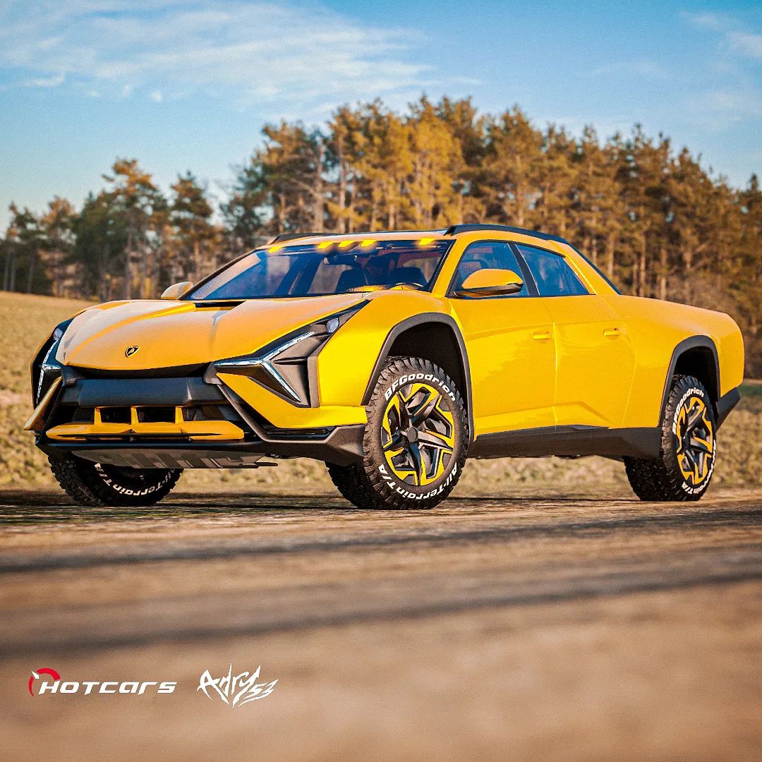 Rambo Lambo 2.0 Is the CGI Lamborghini Pickup That Looks Australian-Made