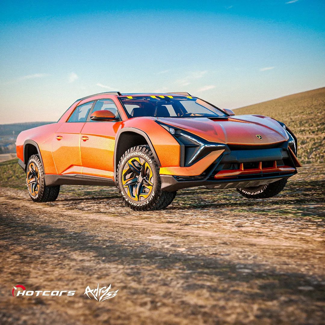 Rambo Lambo 2.0 Is the CGI Lamborghini Pickup That Looks Australian-Made