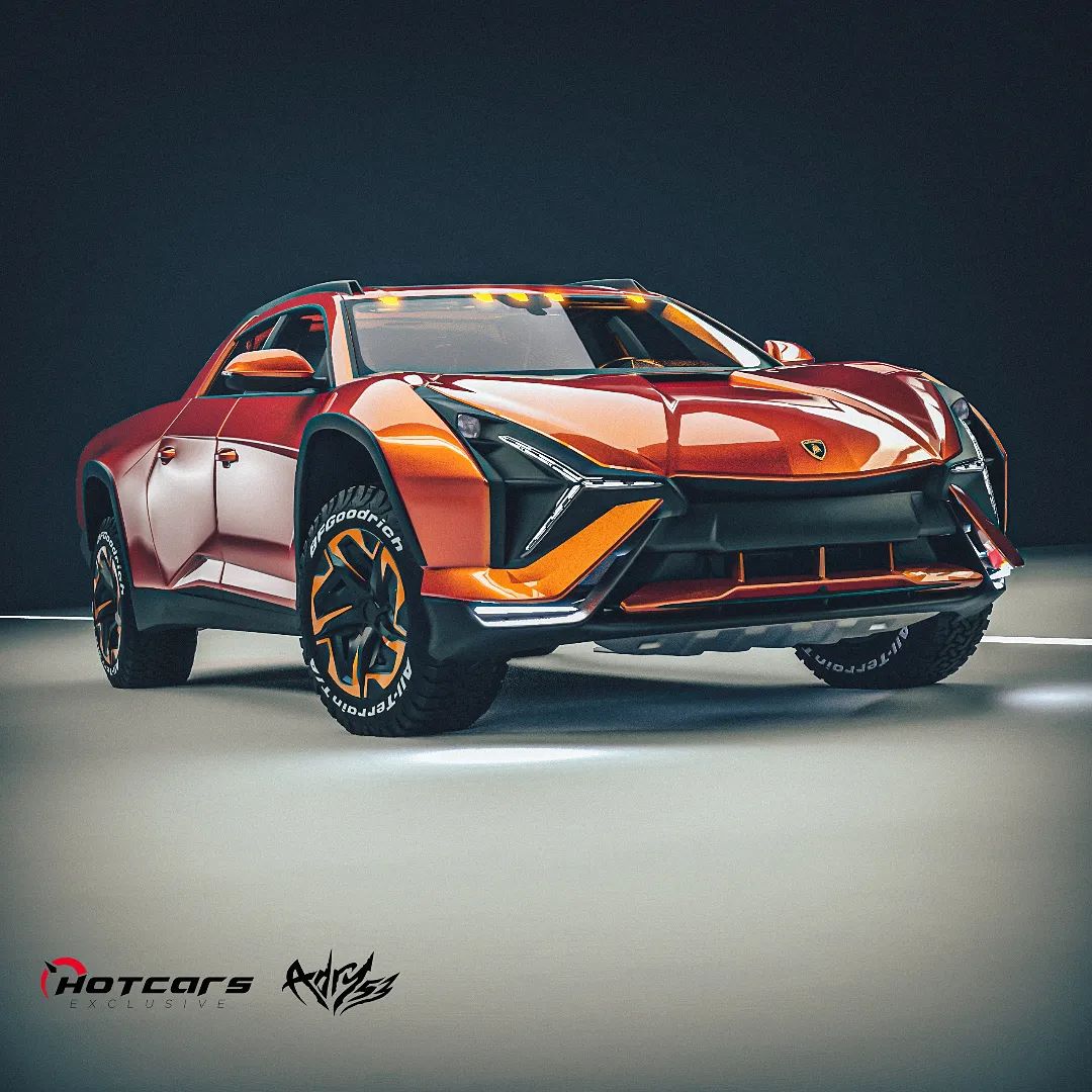Rambo Lambo 2.0 Is the CGI Lamborghini Pickup That Looks Australian-Made