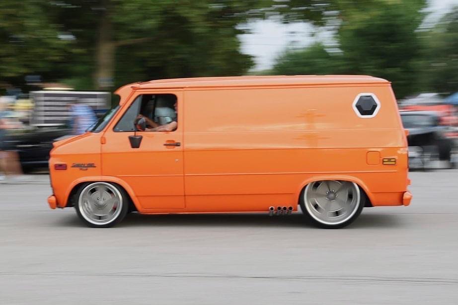 1973 Chevy Van Goes Custom-Crazy with Side-Piped Corvette Engine, 24 ...