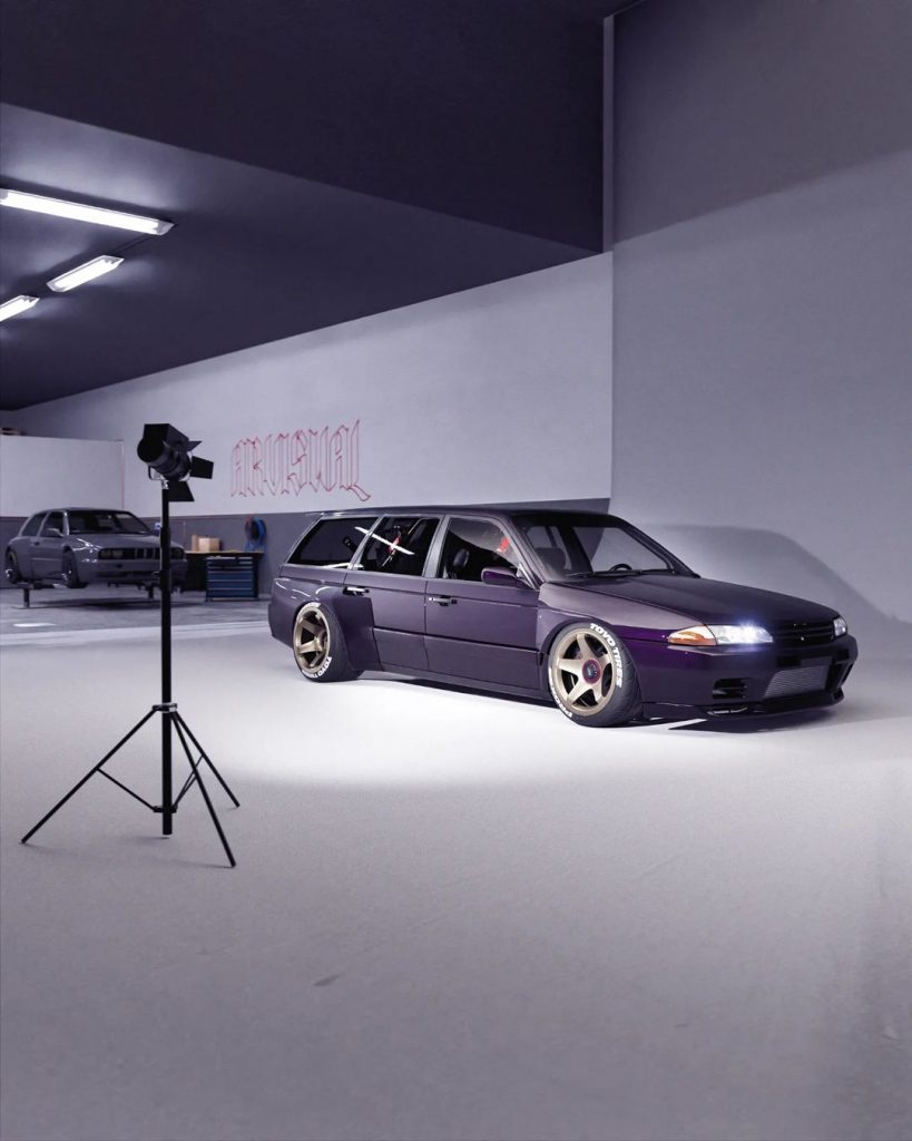 R32 Nissan GT-R Wagon Is a Low-Riding Widebody VW Passat Rendering