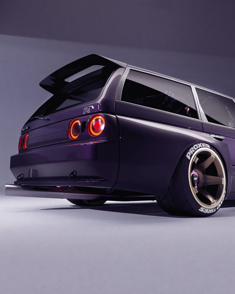 R32 Nissan GT-R Wagon Is a Low-Riding Widebody VW Passat Rendering
