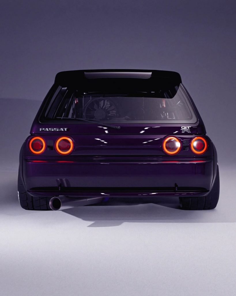 R32 Nissan GT-R Wagon Is a Low-Riding Widebody VW Passat Rendering