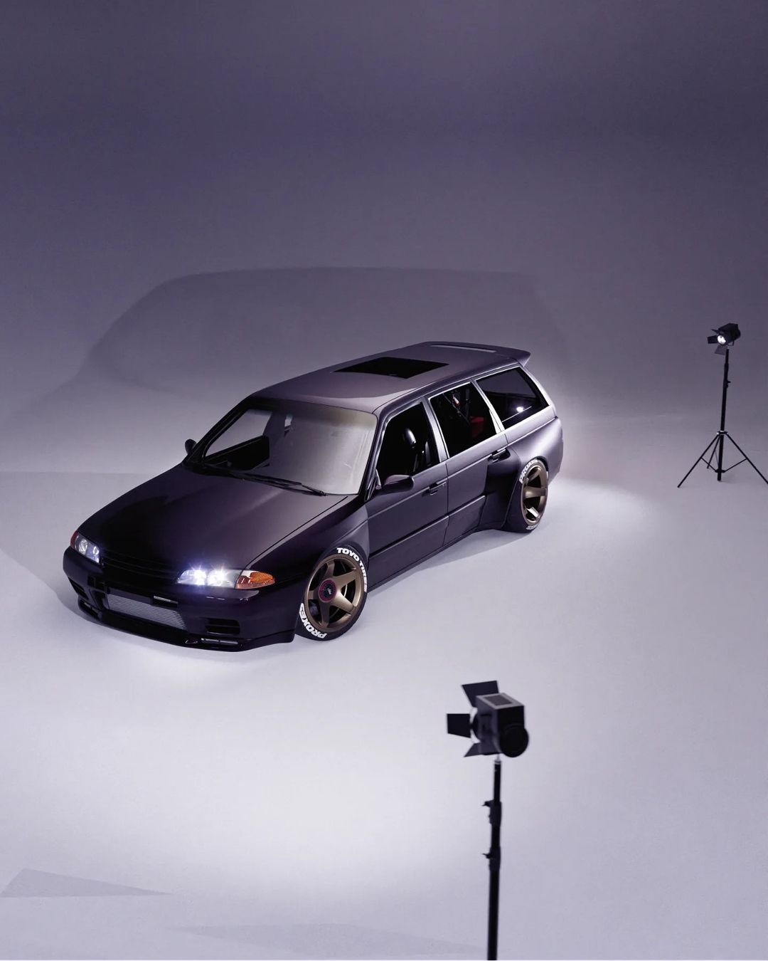 R32 Nissan GT-R Wagon Is a Low-Riding Widebody VW Passat Rendering