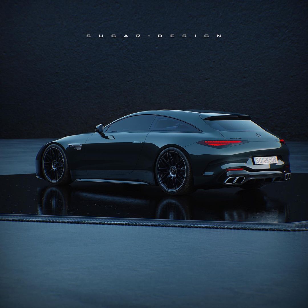 Mercedes-AMG SL 63 Shooting Brake Unofficial Concept Taps Into Ferrari ...