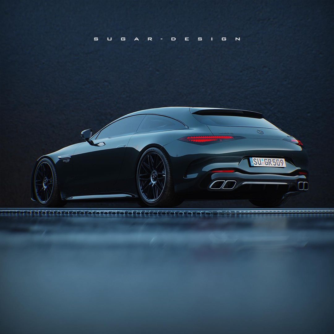 Mercedes-AMG SL 63 Shooting Brake Unofficial Concept Taps Into Ferrari ...