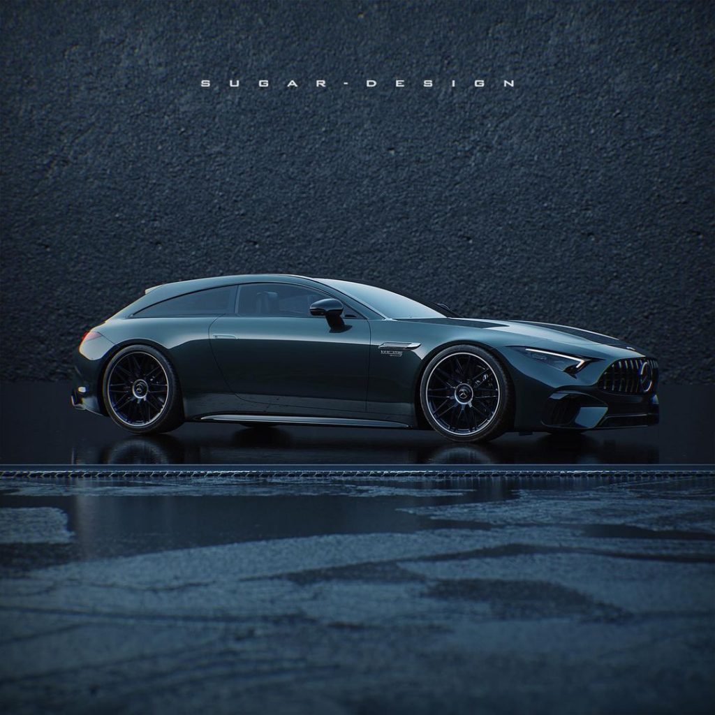 Mercedes-AMG SL 63 Shooting Brake Unofficial Concept Taps Into Ferrari ...