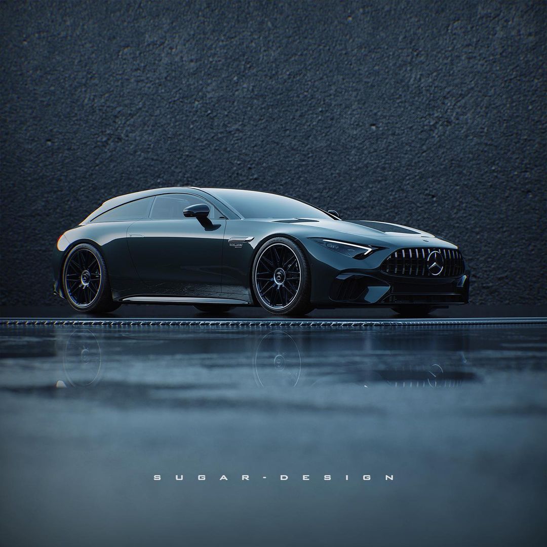 Mercedes-AMG SL 63 Shooting Brake Unofficial Concept Taps Into Ferrari ...