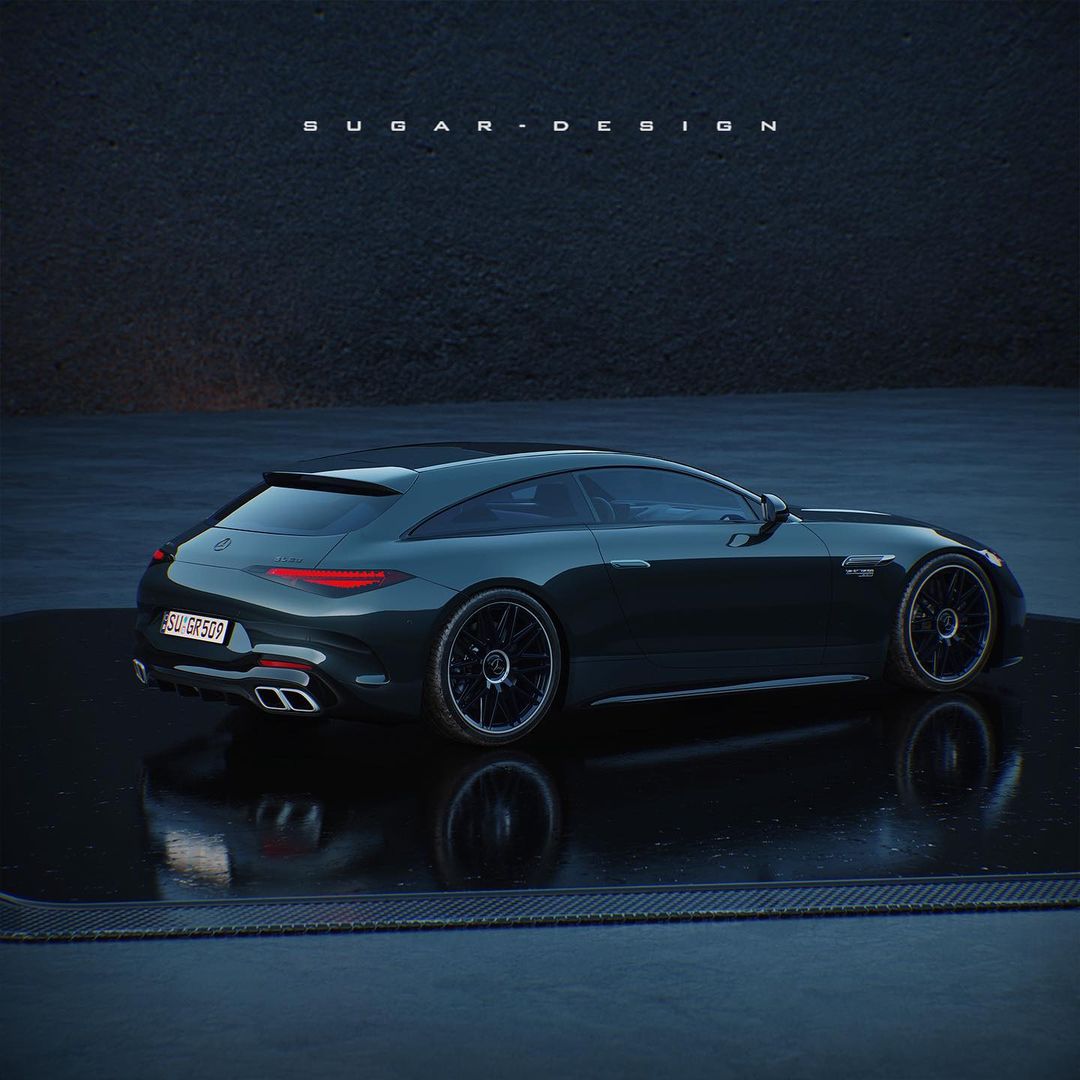 Mercedes-AMG SL 63 Shooting Brake Unofficial Concept Taps Into Ferrari ...