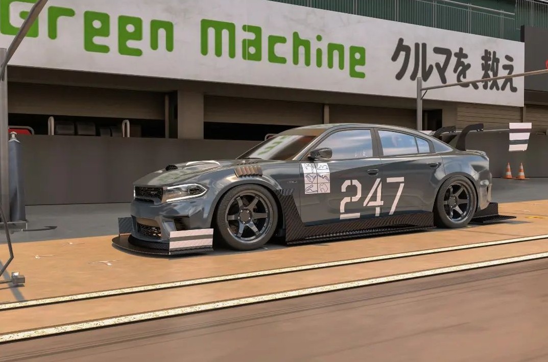 Dodge Charger Hellcat Time Attack Pays CGI Tribute to Grumman F6F ...