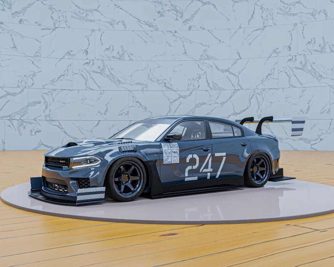 Dodge Charger Hellcat Time Attack Pays CGI Tribute to Grumman F6F ...