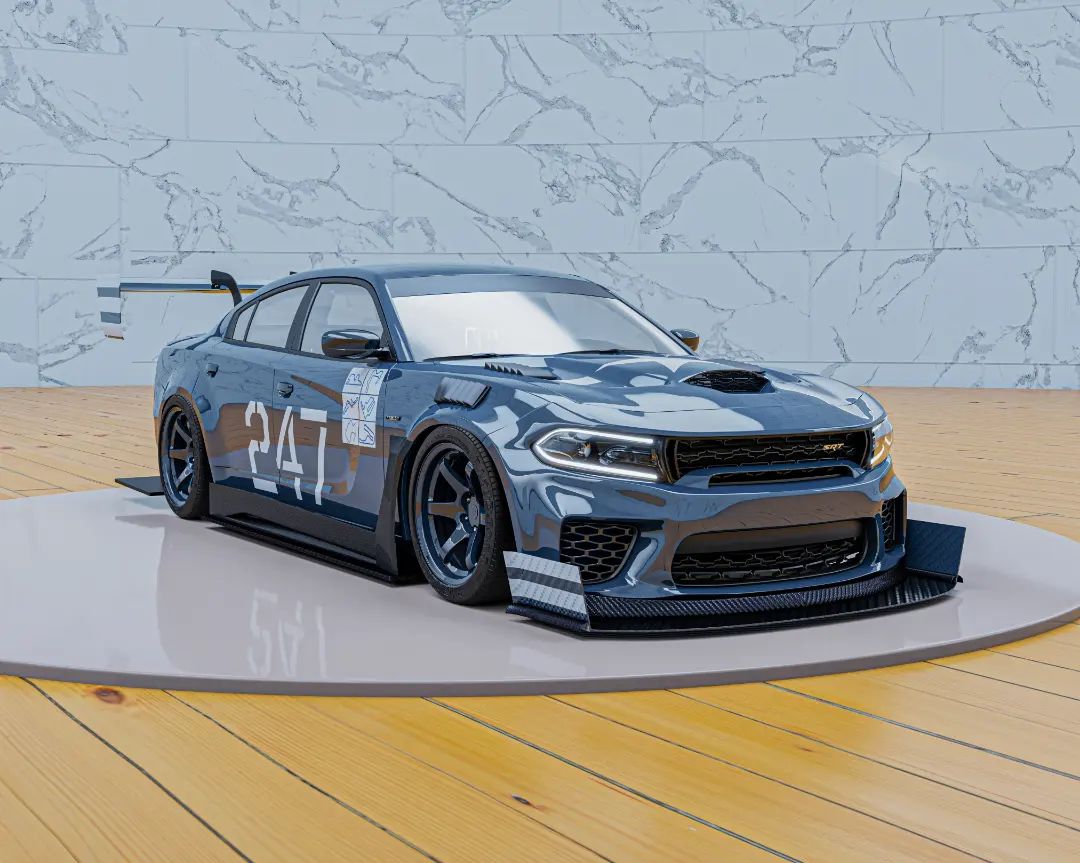 Dodge Charger Hellcat Time Attack Pays CGI Tribute to Grumman F6F ...