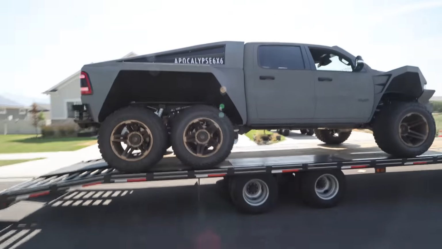 Stradman Buys Juggernaut 6x6 (Ram TRX), Dangerous Stunt Gets Him Age ...