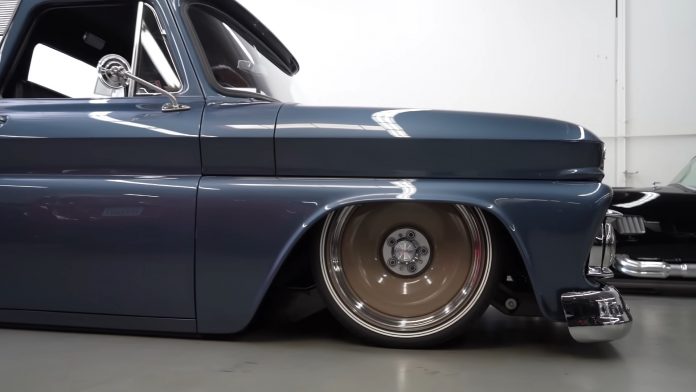 Coolest 1964 GMC C10 Stepside Is Slammed on Detroit Steel Wheels, Has ...