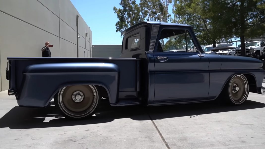 Coolest 1964 GMC C10 Stepside Is Slammed on Detroit Steel Wheels, Has ...