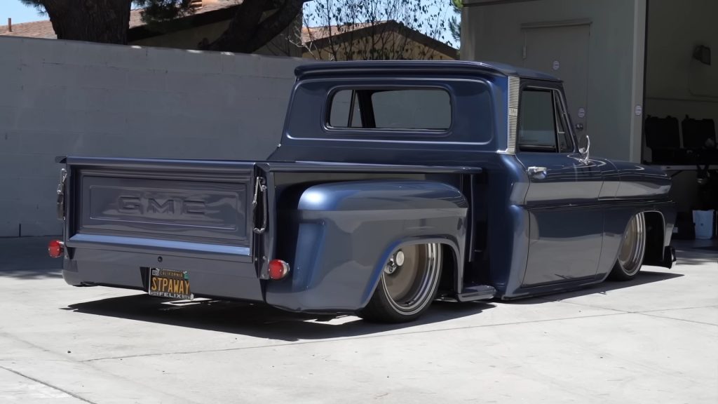 Coolest 1964 GMC C10 Stepside Is Slammed on Detroit Steel Wheels, Has ...