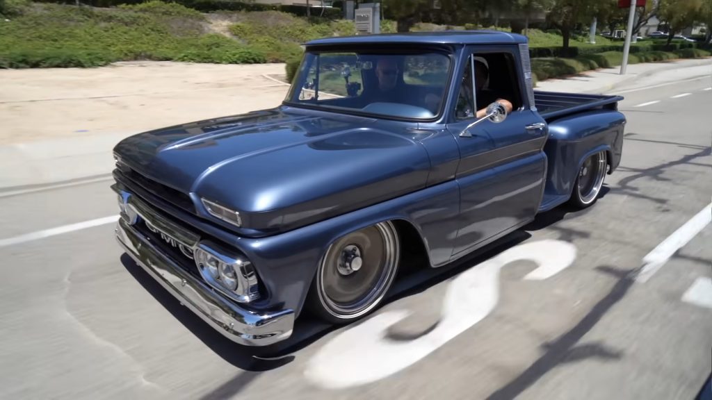 Coolest 1964 GMC C10 Stepside Is Slammed on Detroit Steel Wheels, Has ...